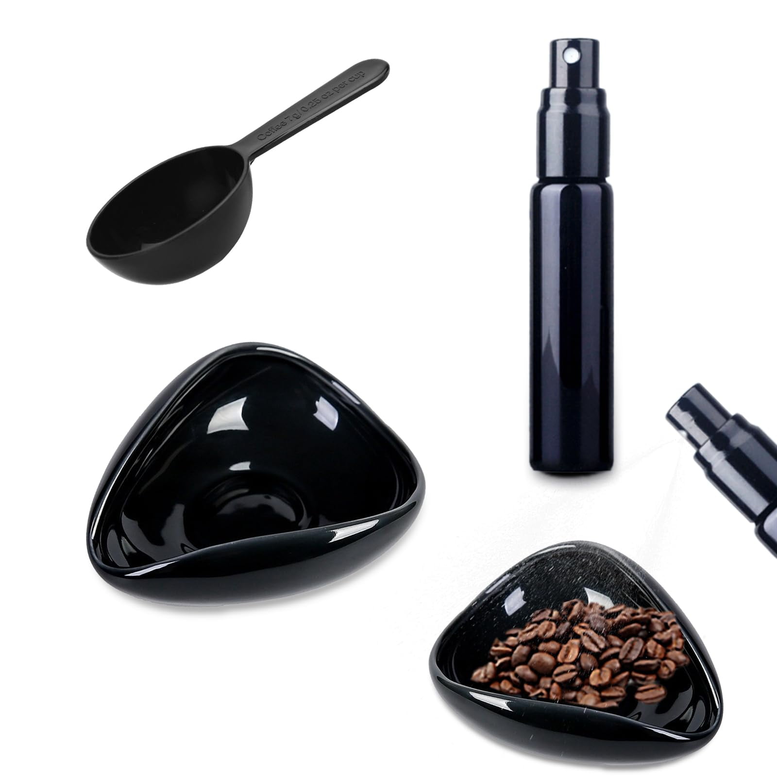 3 PCS Coffee Dosing Cup and Spray Bottle with a Spoon Kit Espresso ...