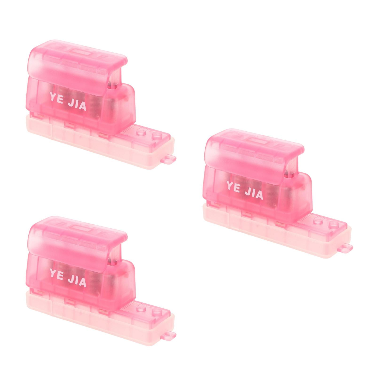 3 PCS DIY Puncher Punchers for Paper Hole Dividers Office Pink ...