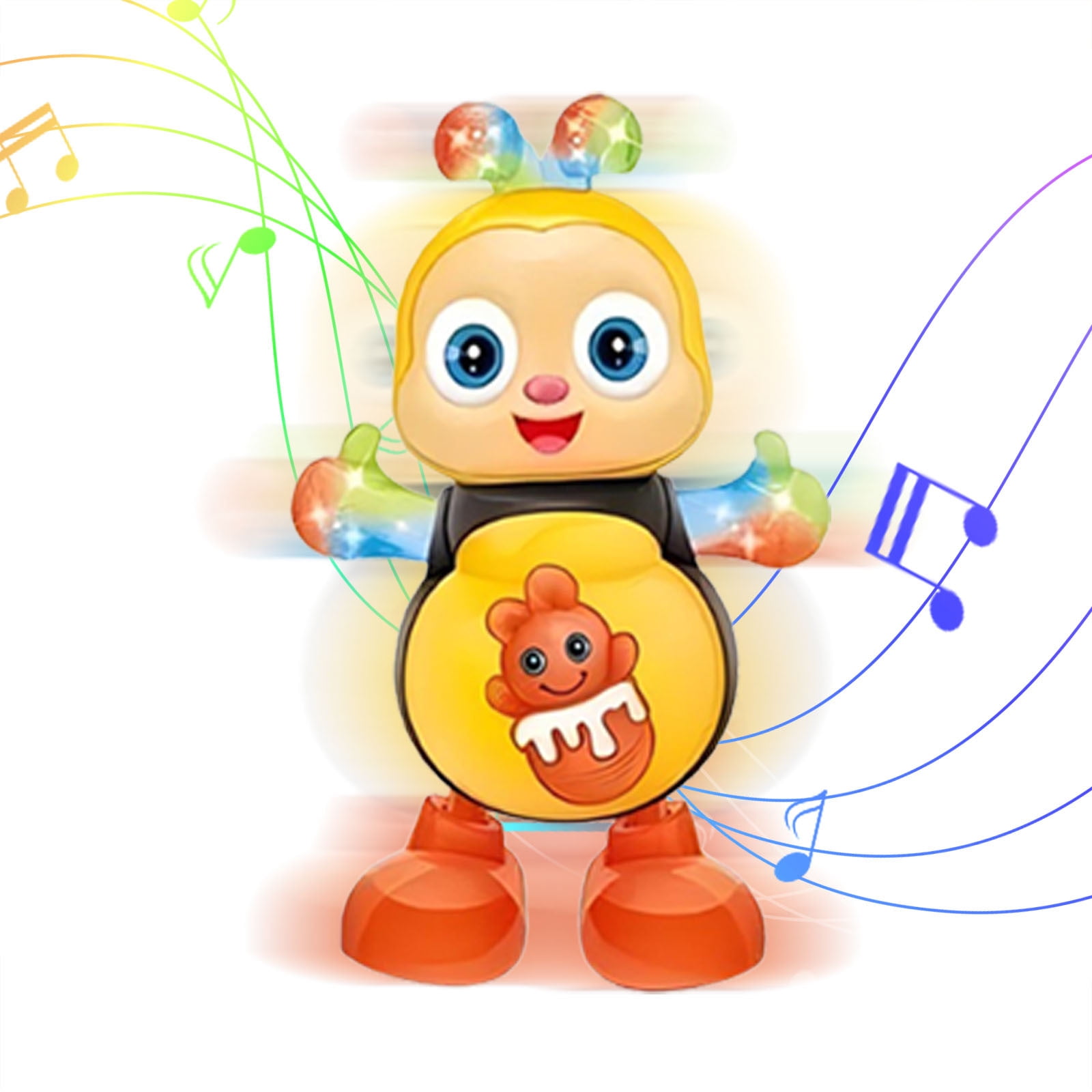 3 PCS Dancing Bee for Kids, Swinging Bee, Musical Dancing Bee Toy ...