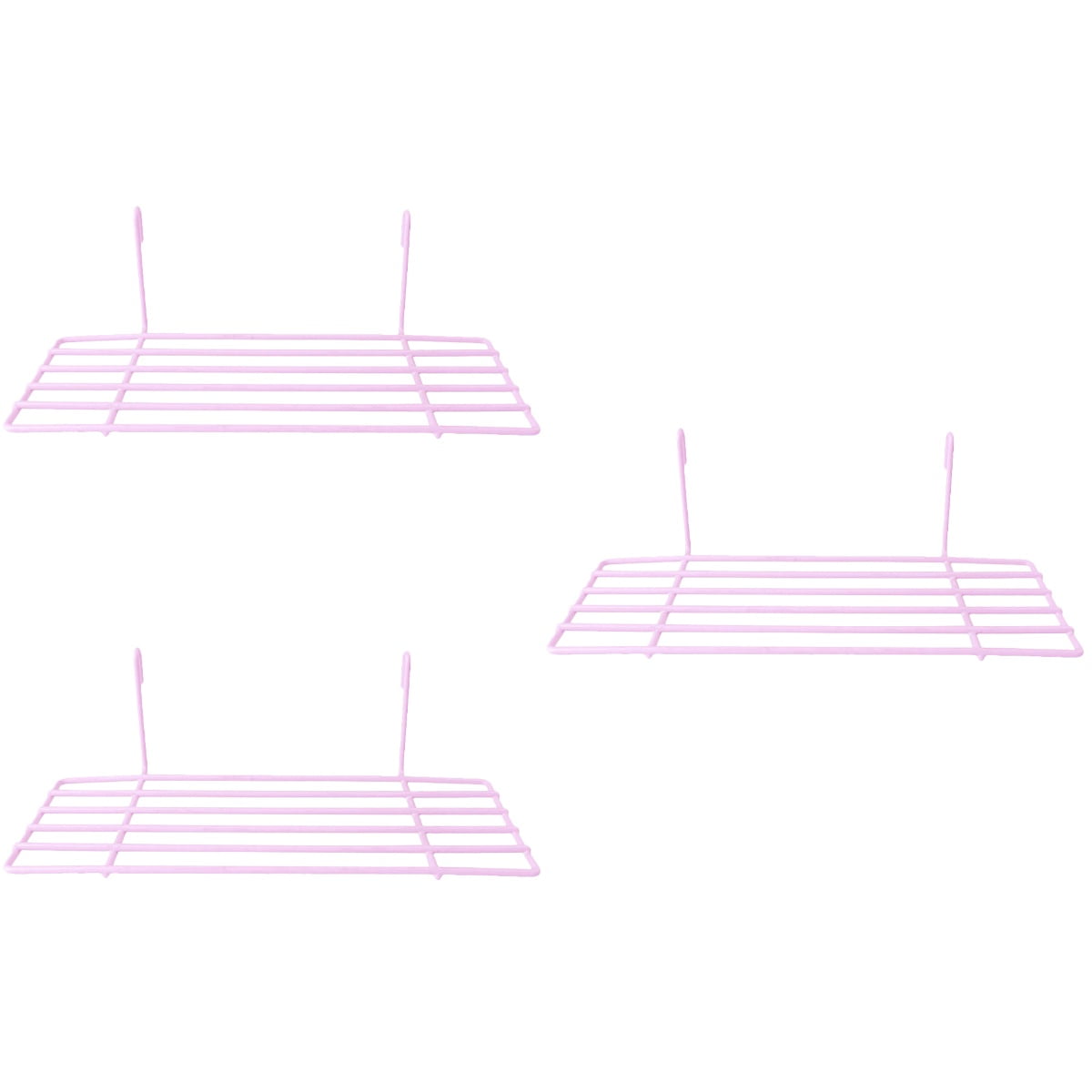 3 PCS Decor The Thrill Wall Grid Parrot Accessory Iron Stand for Bird ...