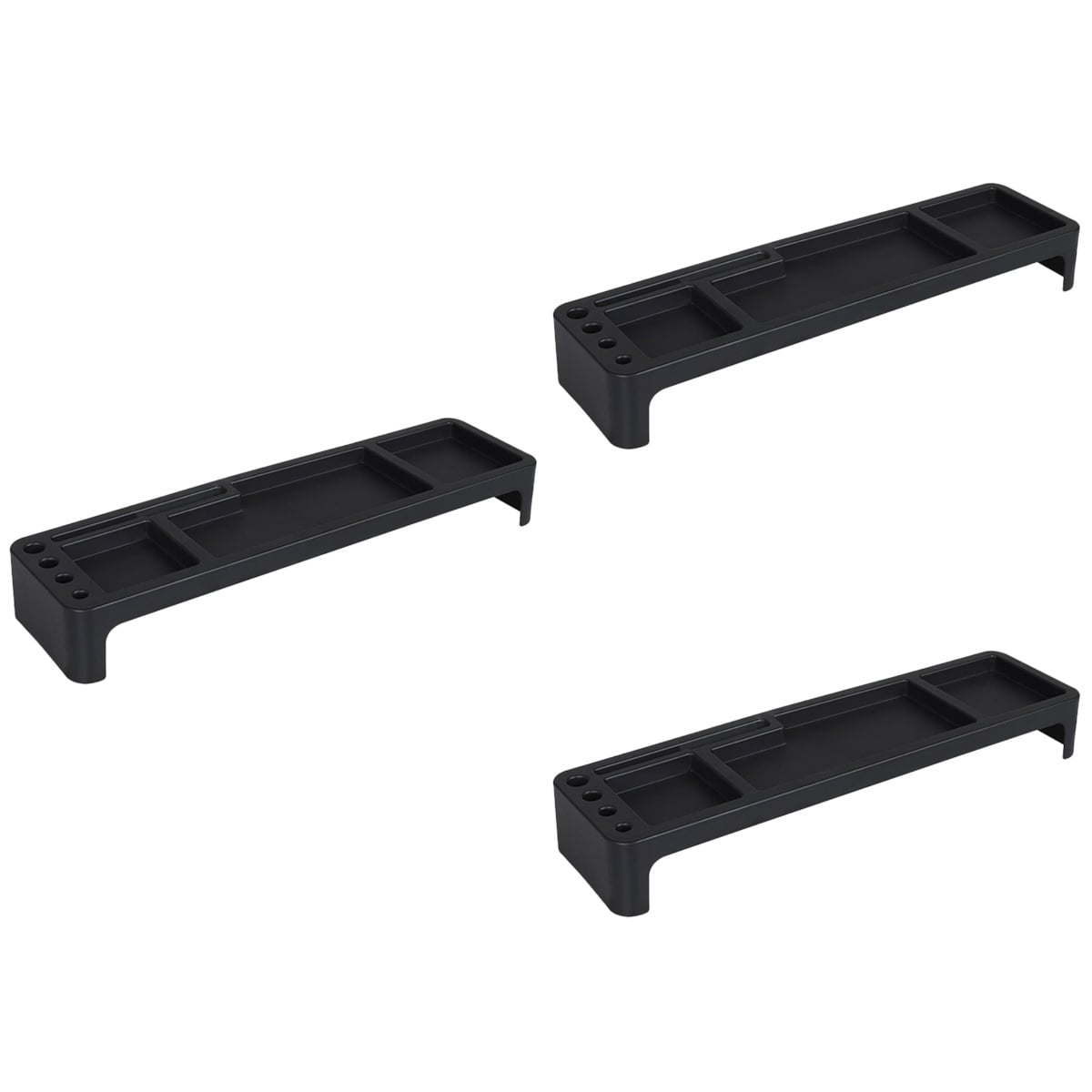 3 PCS Desk Organiser for over Keyboards Shelving Unit Storage Shelf ...