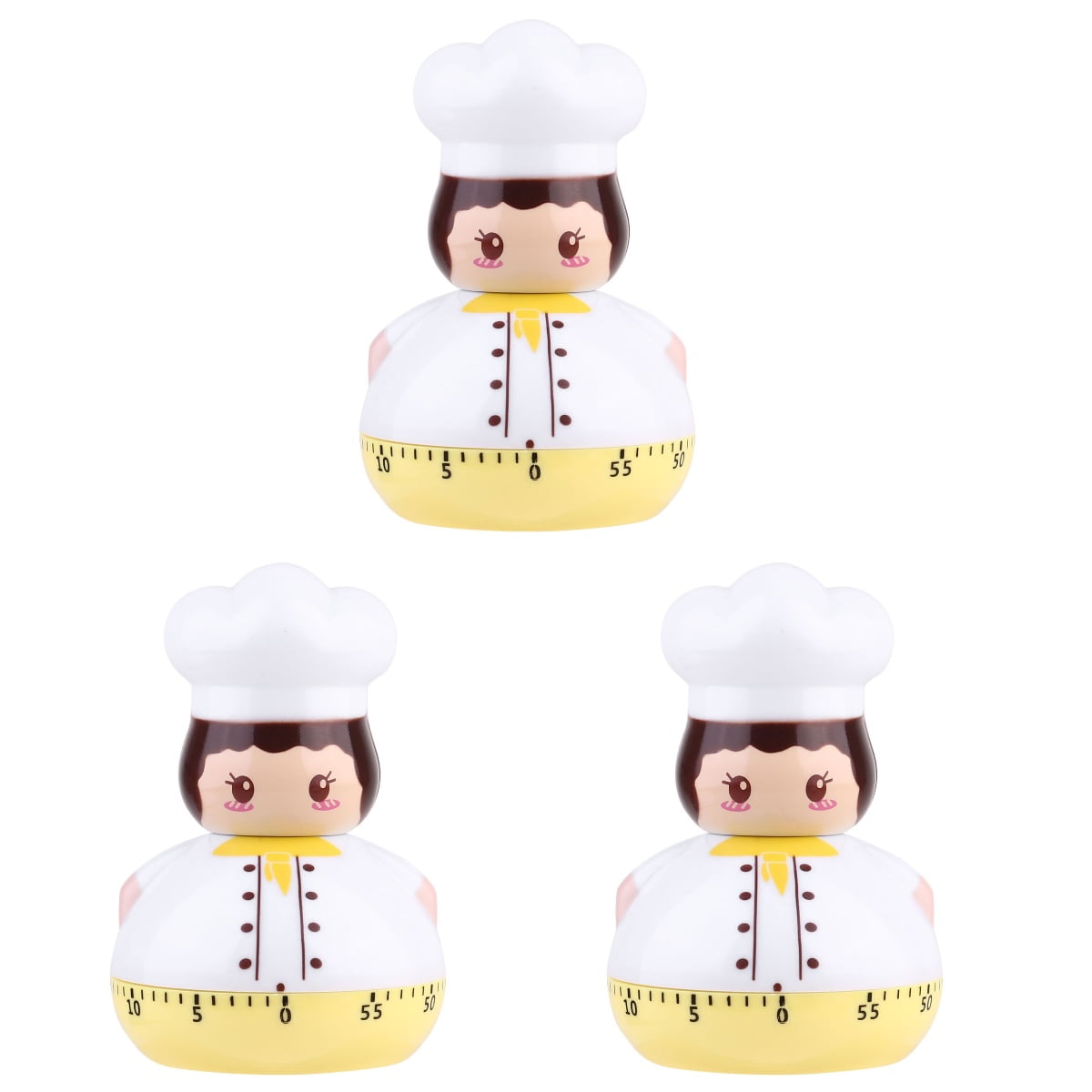 3 PCS Digital Timers Egg Timers Frying Timer Child 9.5*6.5CM Yellow ...