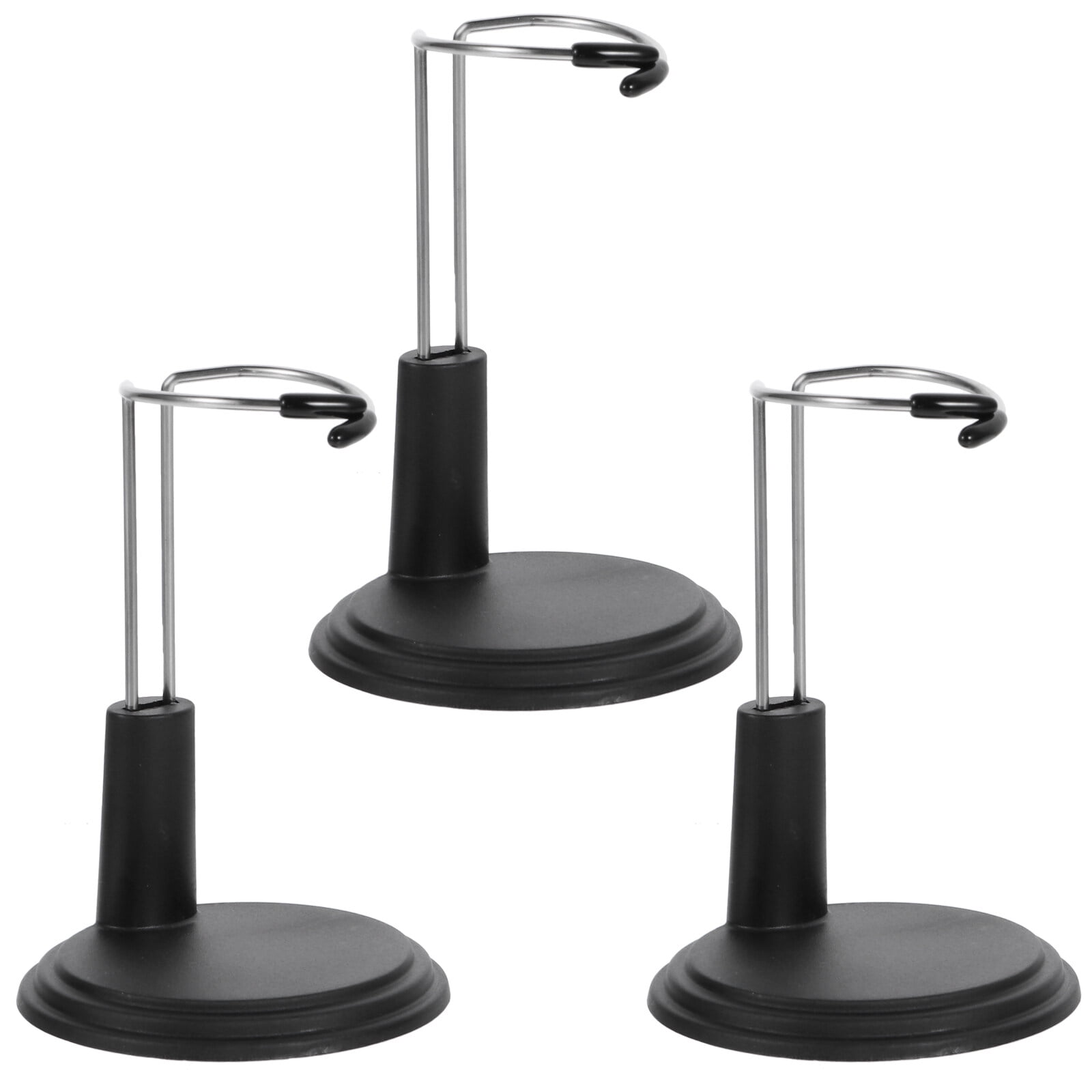 TABLZONE 3Pcs Display Support Stand Model Holder Black Iron Protection ...