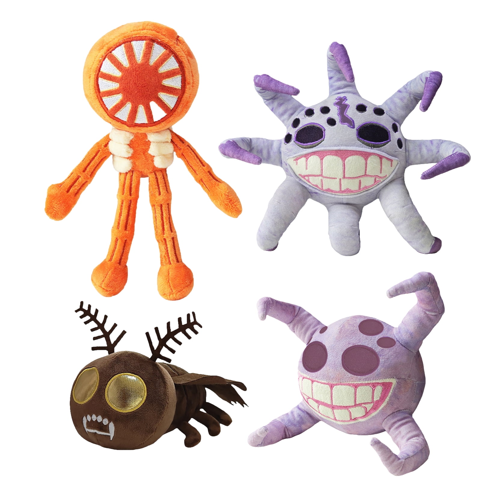 3 PCS Doors Plush Dolls Kids Toys Doors Floor Plushies Home Decorations ...