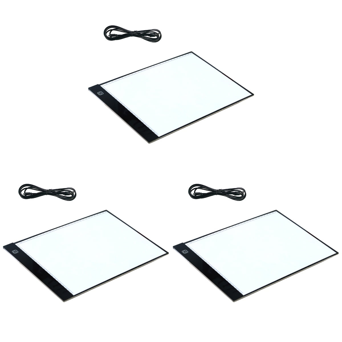 3 PCS Drawing Tablet Calligraphy Drawing Board 33.50X23.30X0.40CM Black ...