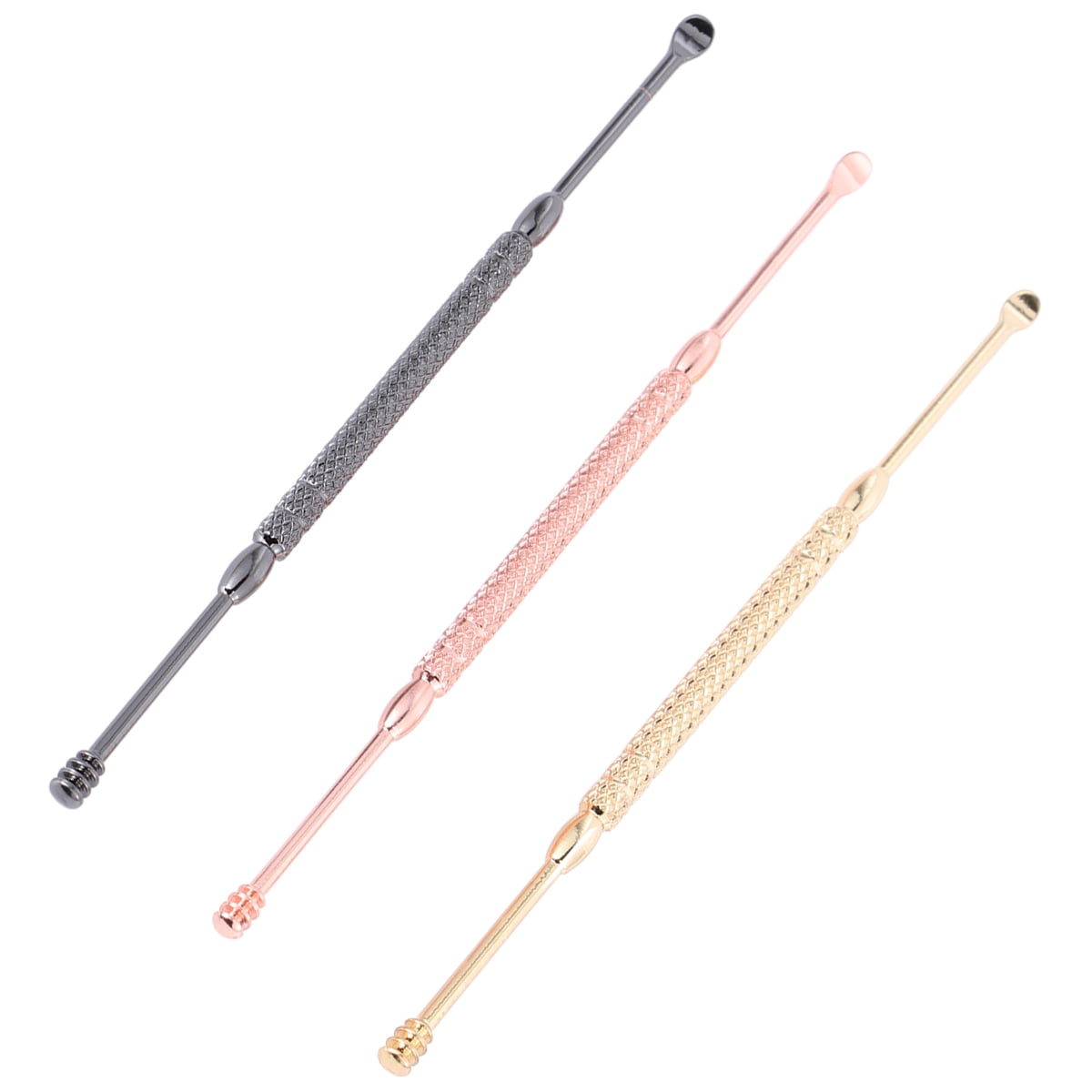3 PCS Ear Swab Kidsbop Scoop Earwax Removal Earpick Stainless Steel ...