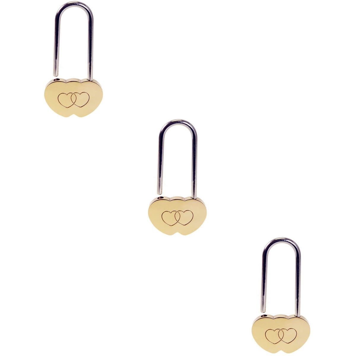 3 PCS Engraved for Couple Romantic Gift Concentric Lovers - Walmart.com