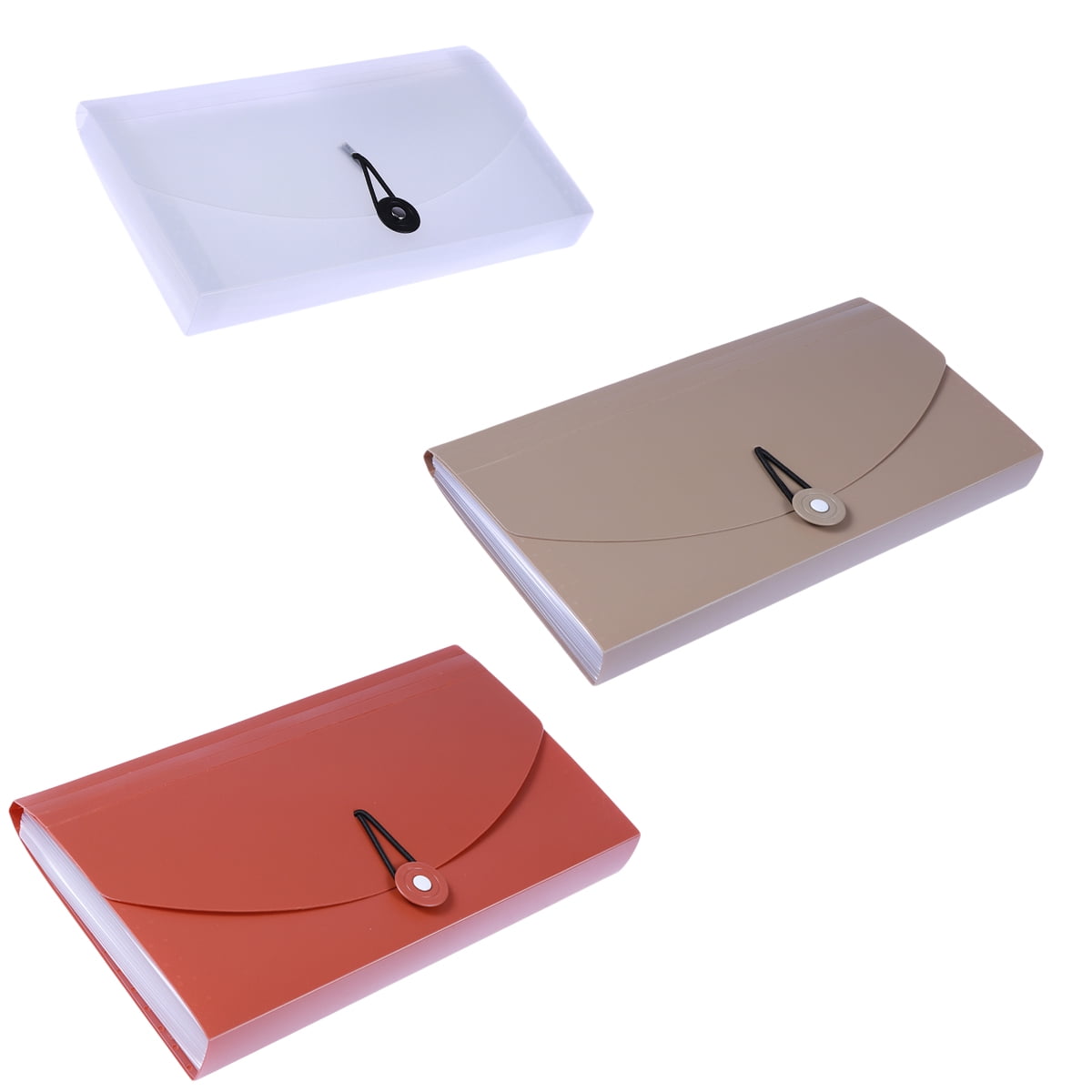 3 PCS Expanding Folder Purplish Red File Folder Expandable Folders ...