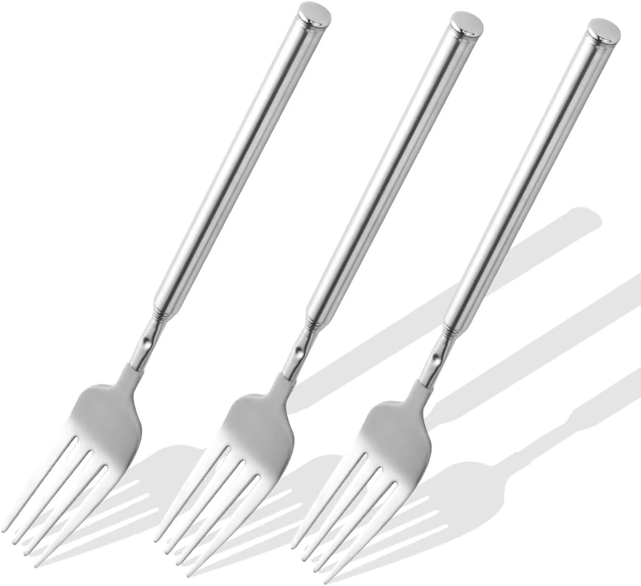 【3 PCS】Extendable Fork for Jokes, Expandable Forks, Extended/Extending ...