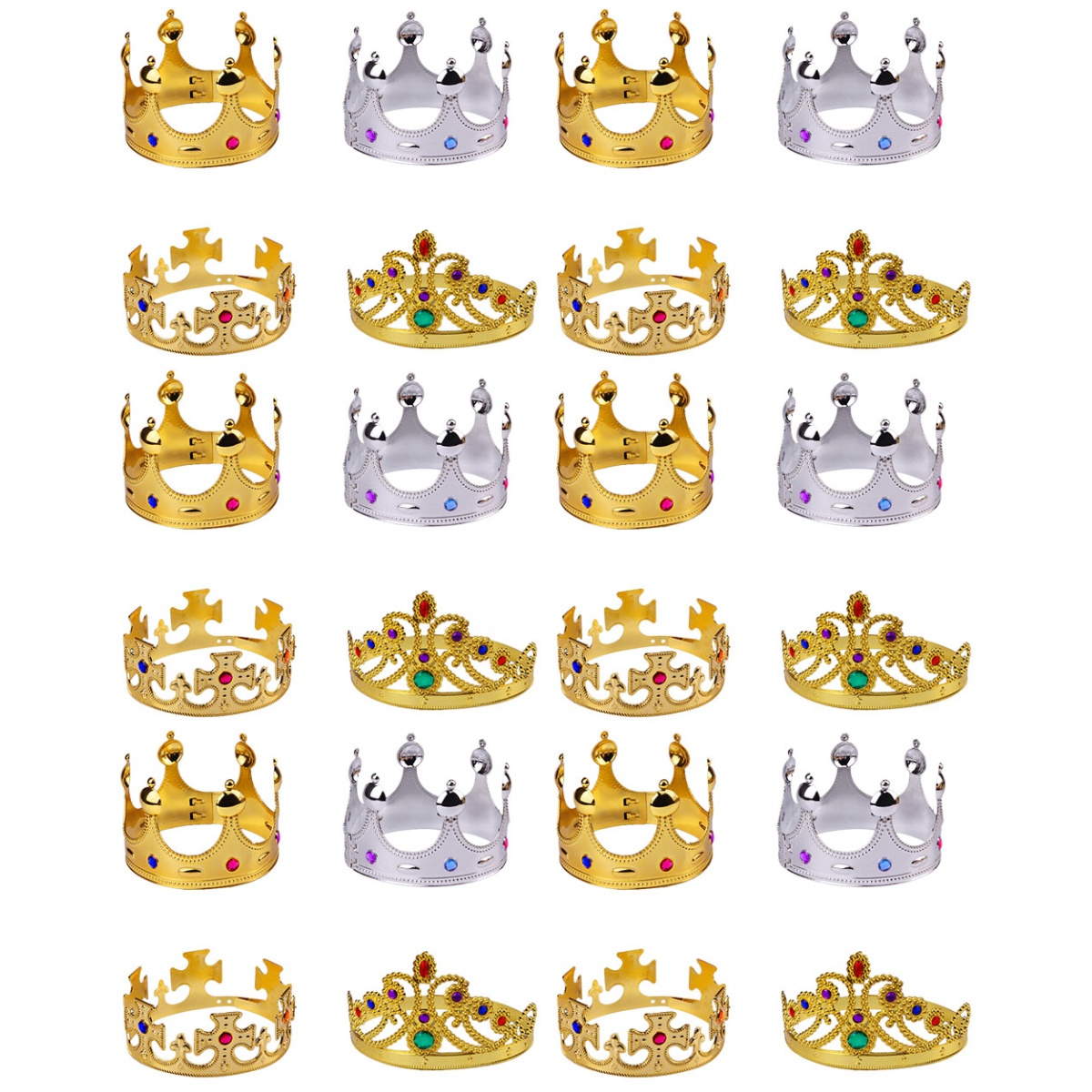 3 PCS Eye-catching Crown Baby Shower Crown Child 25X9CM - Walmart.com