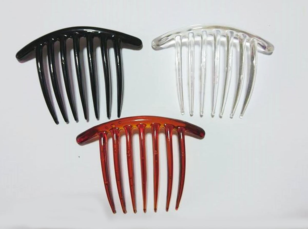 3 PCS FRENCH TWIST HAIR COMB CLASSIC COLER MIX 7 TOOTH IT DELUXE ...