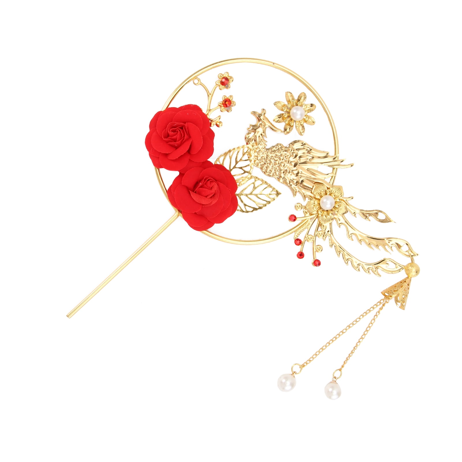 3 PCS Fan Wedding Toothpicks Birthday Cupcake Decoration Bride Golden ...