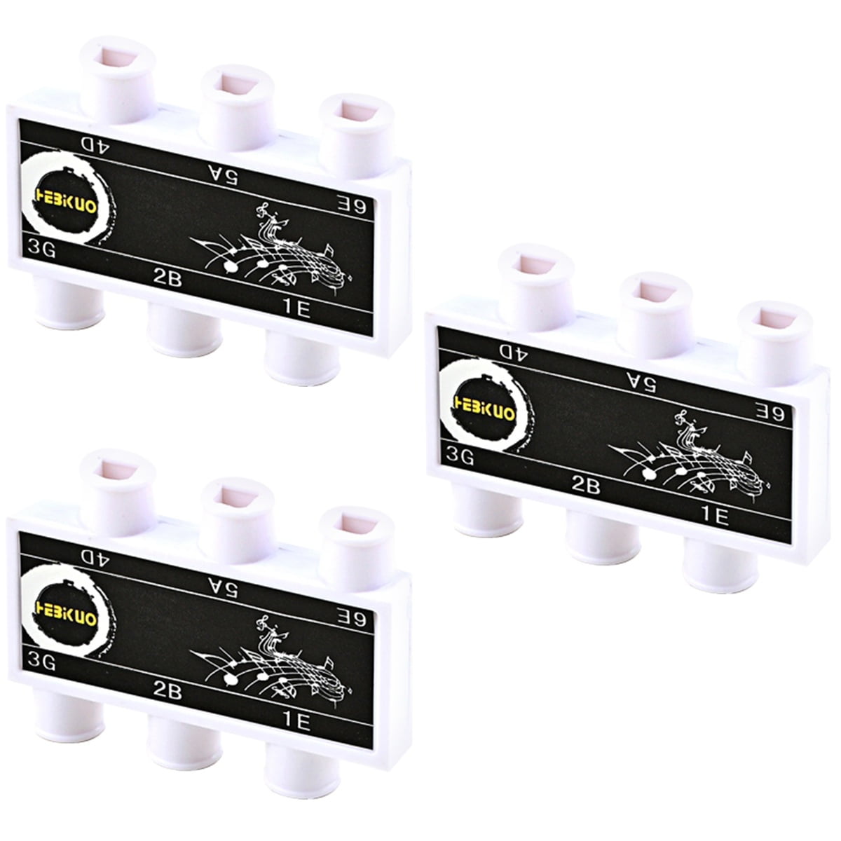 3 PCS Fixed Tone Flute Practical Tuner Musical Instruments Accessory ...