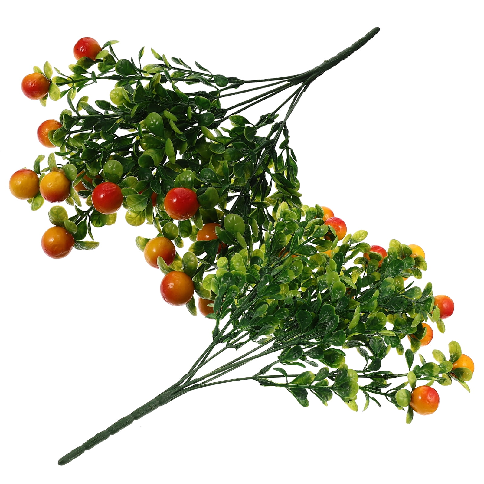 3 PCS Fruit Plant Decoration Fake Outdoor Plants Vines Fall Faux ...