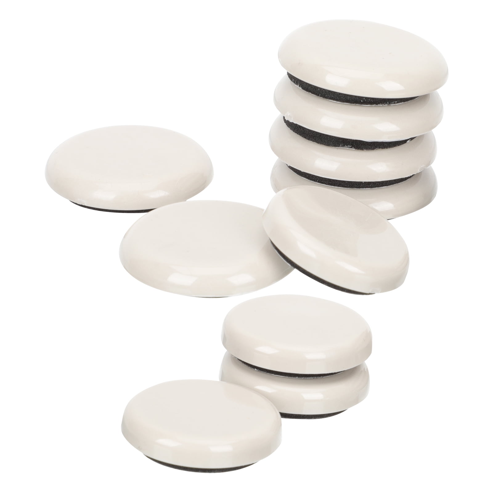 3 PCS Furniture Leg Pads Non-slip Felt Grippers Door Knobs Work White ...