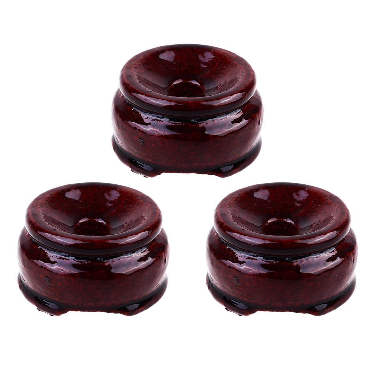 3 PCS Glass Ball Base Vintage Display Stand Unique Display Stand Living ...