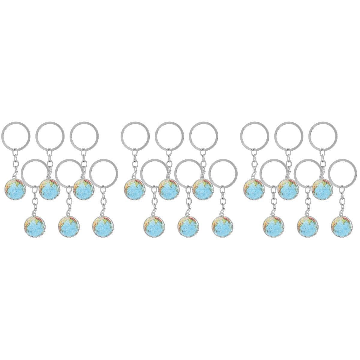 3 PCS Globe Keychain Funny Map Keychains for Kids Child Miss - Walmart.com