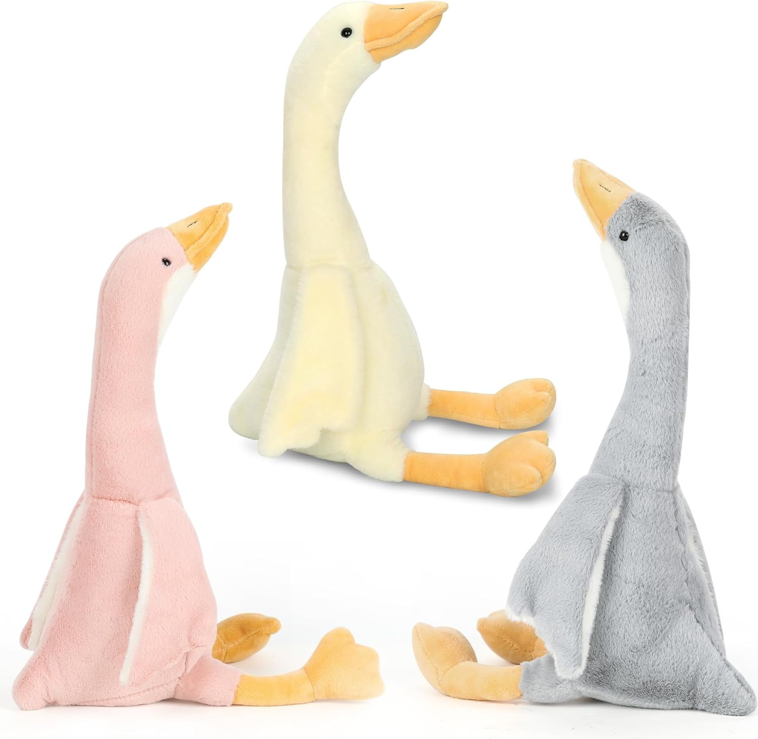 3 PCS Goose Stuffed Animal Accessories - 13.7" Swan Stuffed Animal ...
