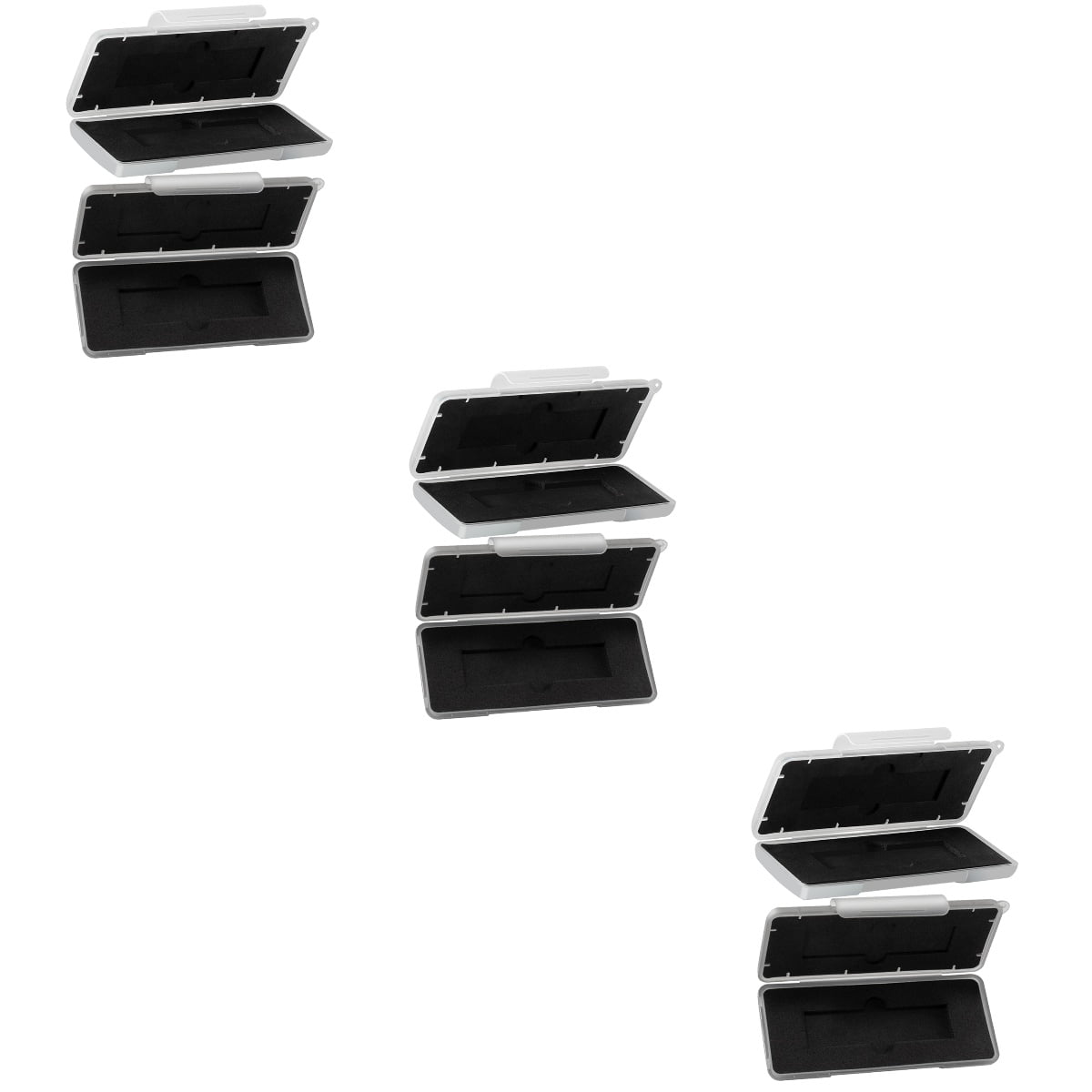 3 PCS Hard Carrying Case Small Rectangle Disk Bracket Monitor Bag ...