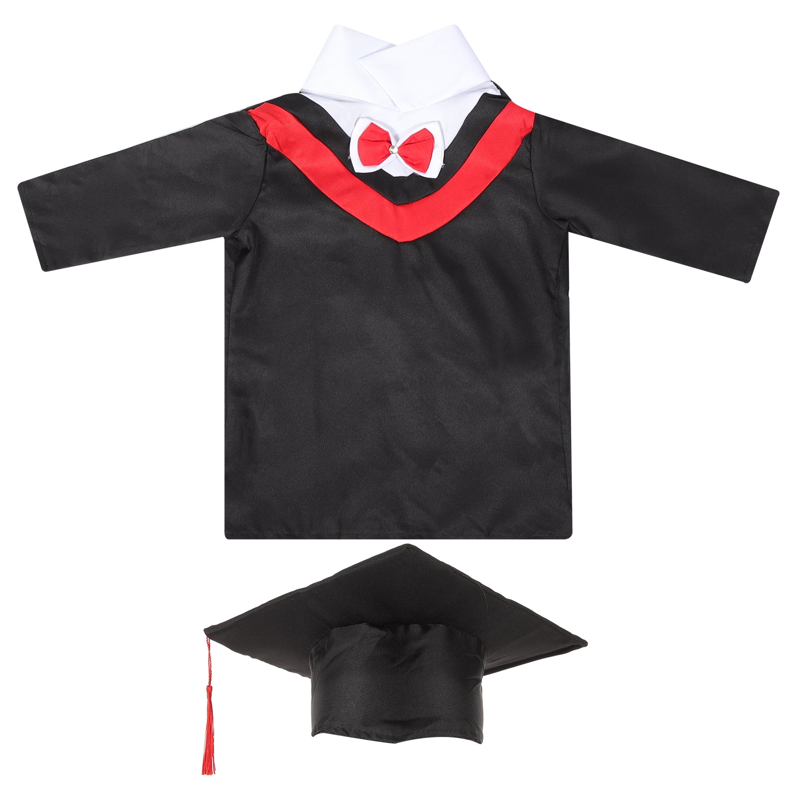 3 PCS Hats Master and Gown Children's Graduation Dress Preschool ...