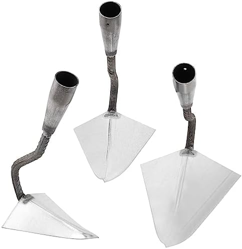 3 PCS Hoe Garden Tool Set, Triangle Gardening Hoes with Sharp Blade ...