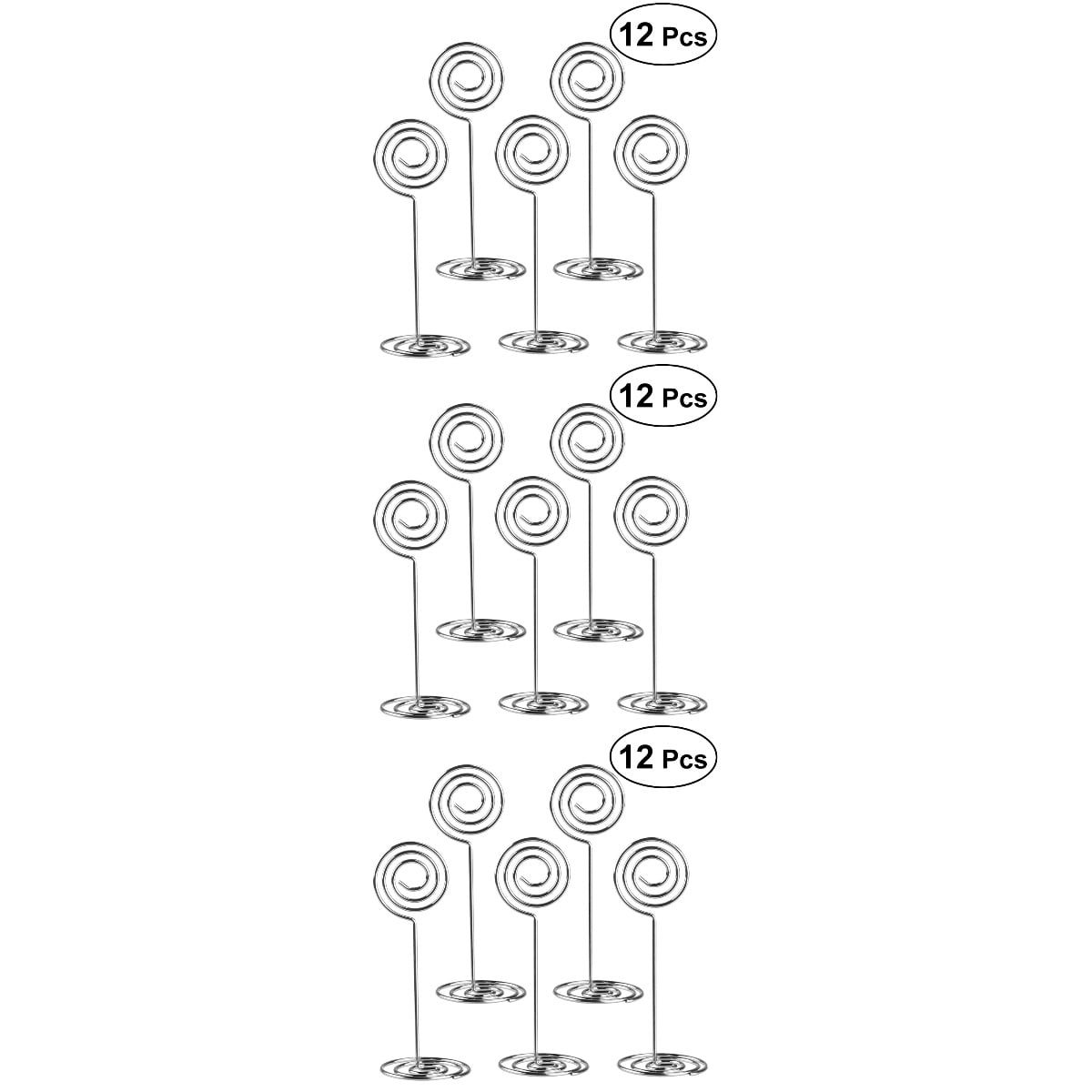 3 PCS Holder Place Paper Menu Clips Beautiful Photo Displays - Walmart.com