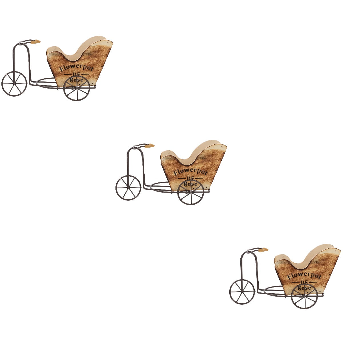 3 PCS Home Decor Accessories Decorative Flowerpot Creative Plant Stand ...