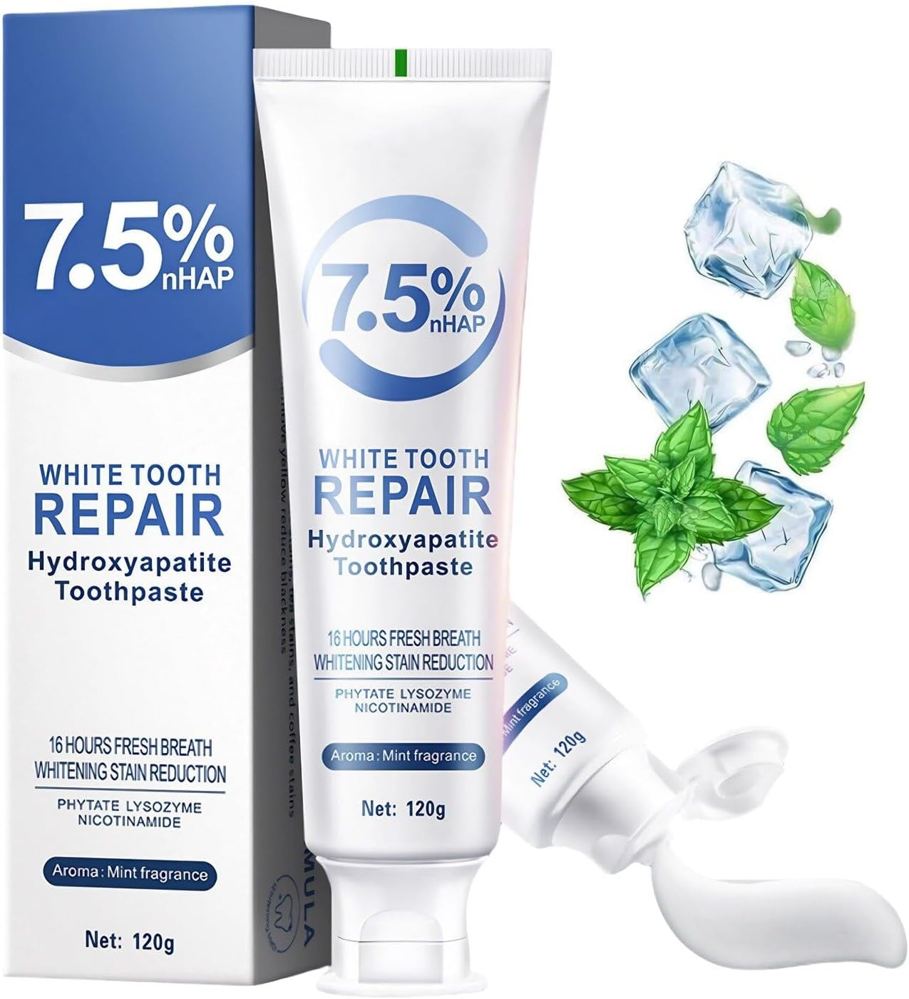 3 PCS Hydroxyapatite Toothpaste for Enamel Protection and Tooth ...