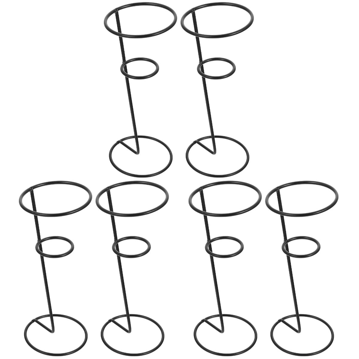 3 PCS Iron Ice Cream Stand Rack Cones Risers Dessert Display Stands Hat ...