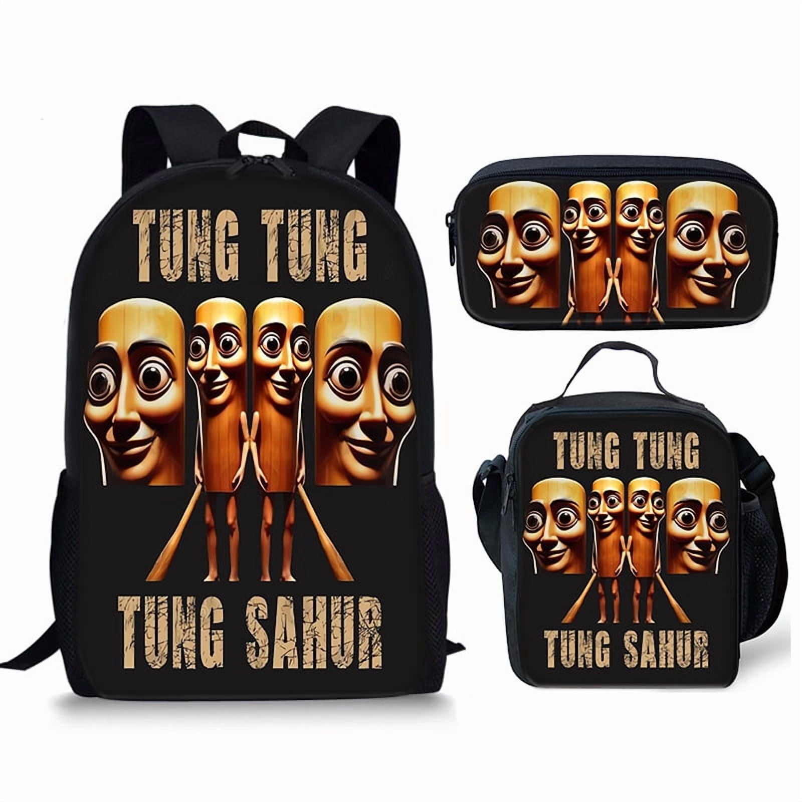 3 PCS Italian Brainrot Backpack, 3D Digital Printing Backpack, Back to ...