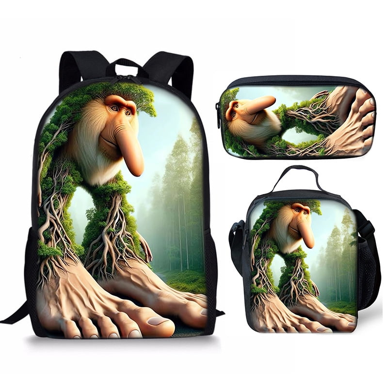 3 PCS Italian Brainrot Backpack, Welcome Back to School Gifts, Laptop ...