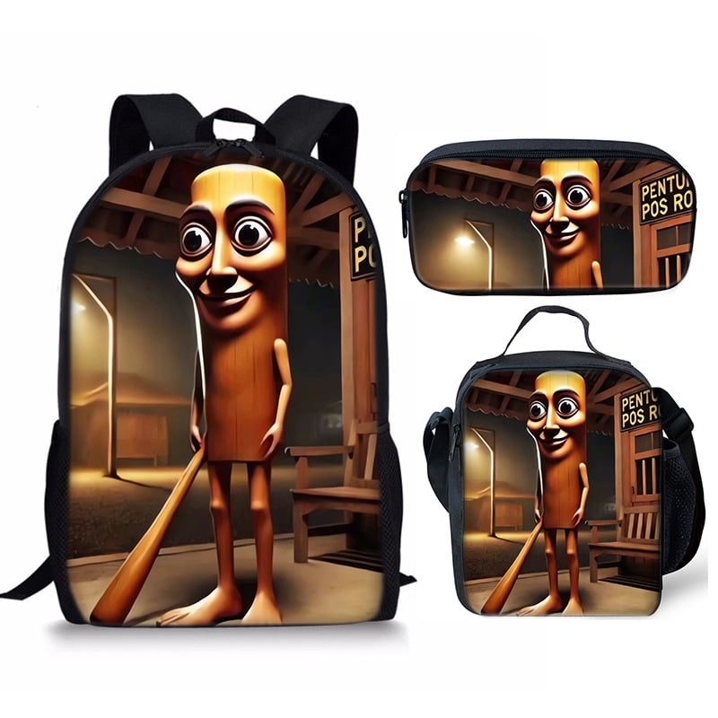 3 PCS Italian Brainrot Backpack, Welcome Back to School Gifts, Laptop ...
