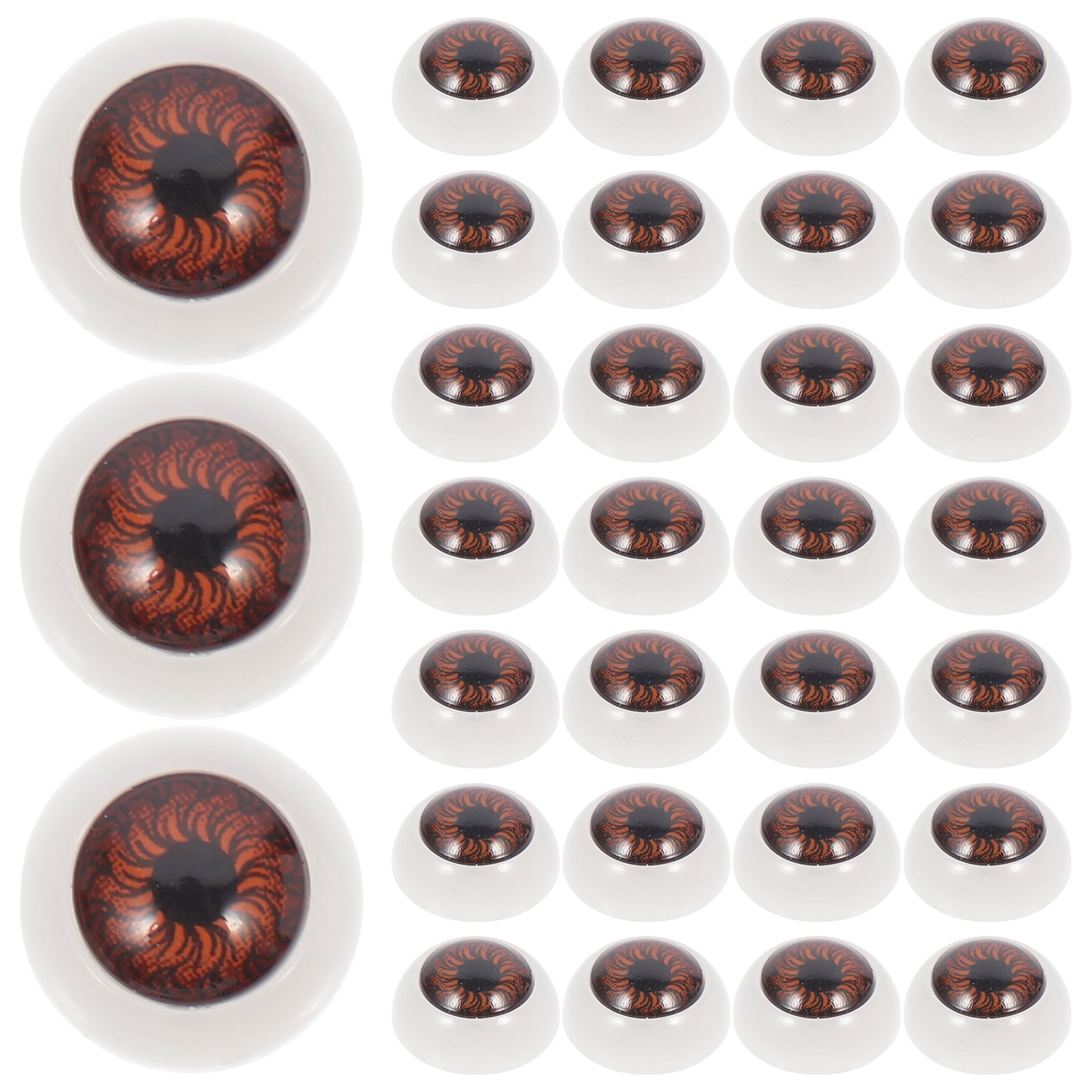 3 PCS Jumbo Googly Eyes Eye Patches Fake Eyes for Dolls 1.2X1.2cm Brown ...