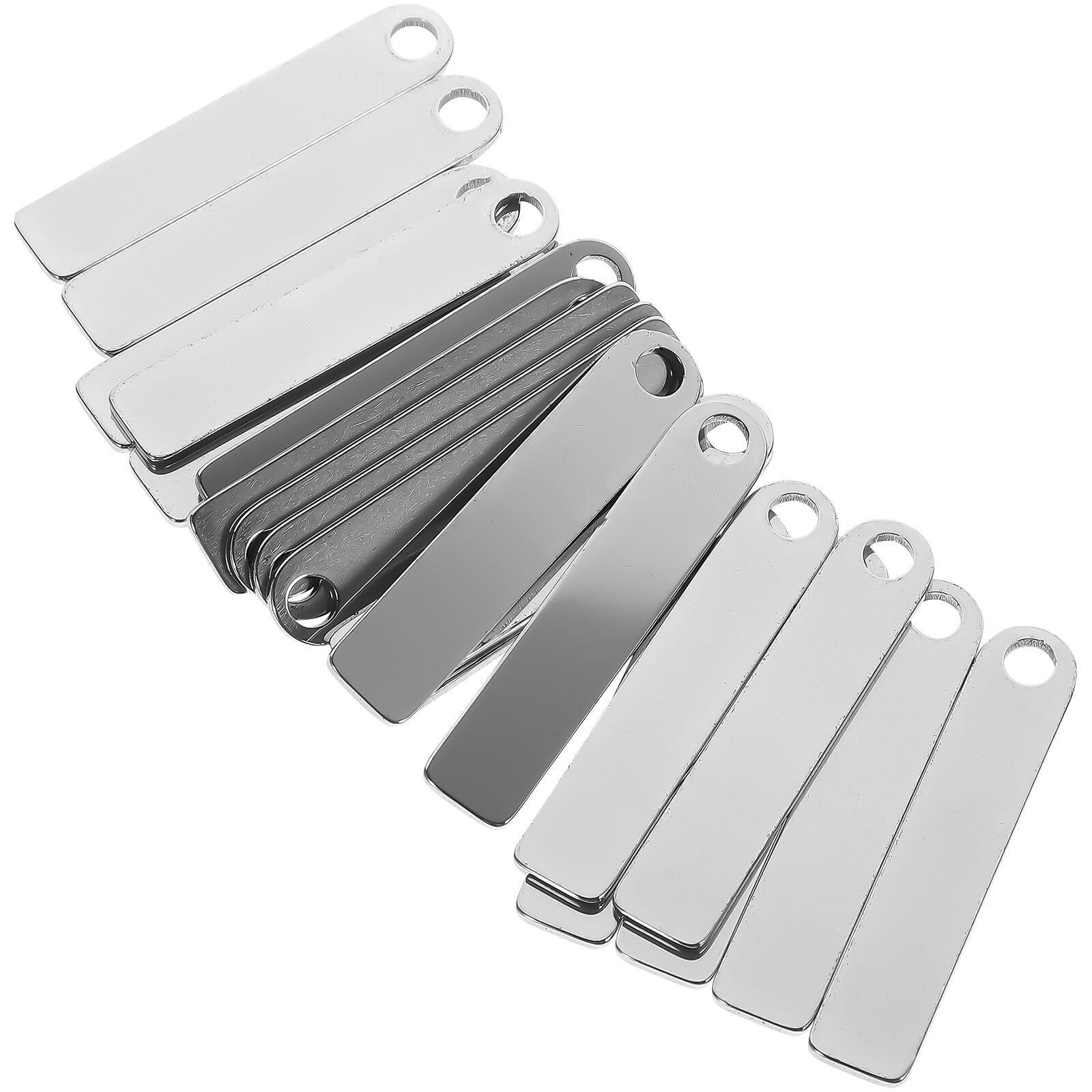 3 PCS Key Tags with Labels Lettering Hang Blank Stamping - Walmart.com