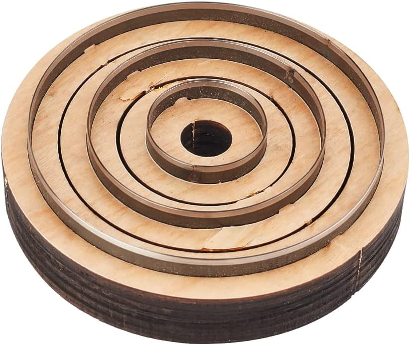 3 PCS Leather Cutting Die Set Wood Dies for Leather Cutter Circle ...