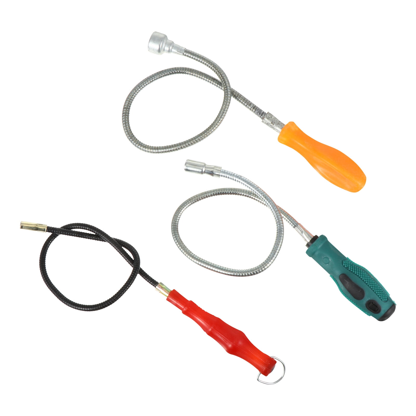 3 PCS Magnetic Rod Suction Rod Grabber Pick-up Tool Handy Telescoping ...