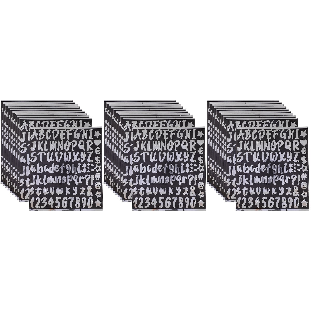 3 PCS Mailbox Numbers Decal Shipping Labels Mailboxes Silver - Walmart.com