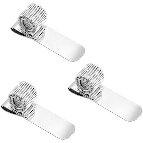3 PCS Metal Pen Holder Adjustable Single Spring Loop Pen Holder with ...