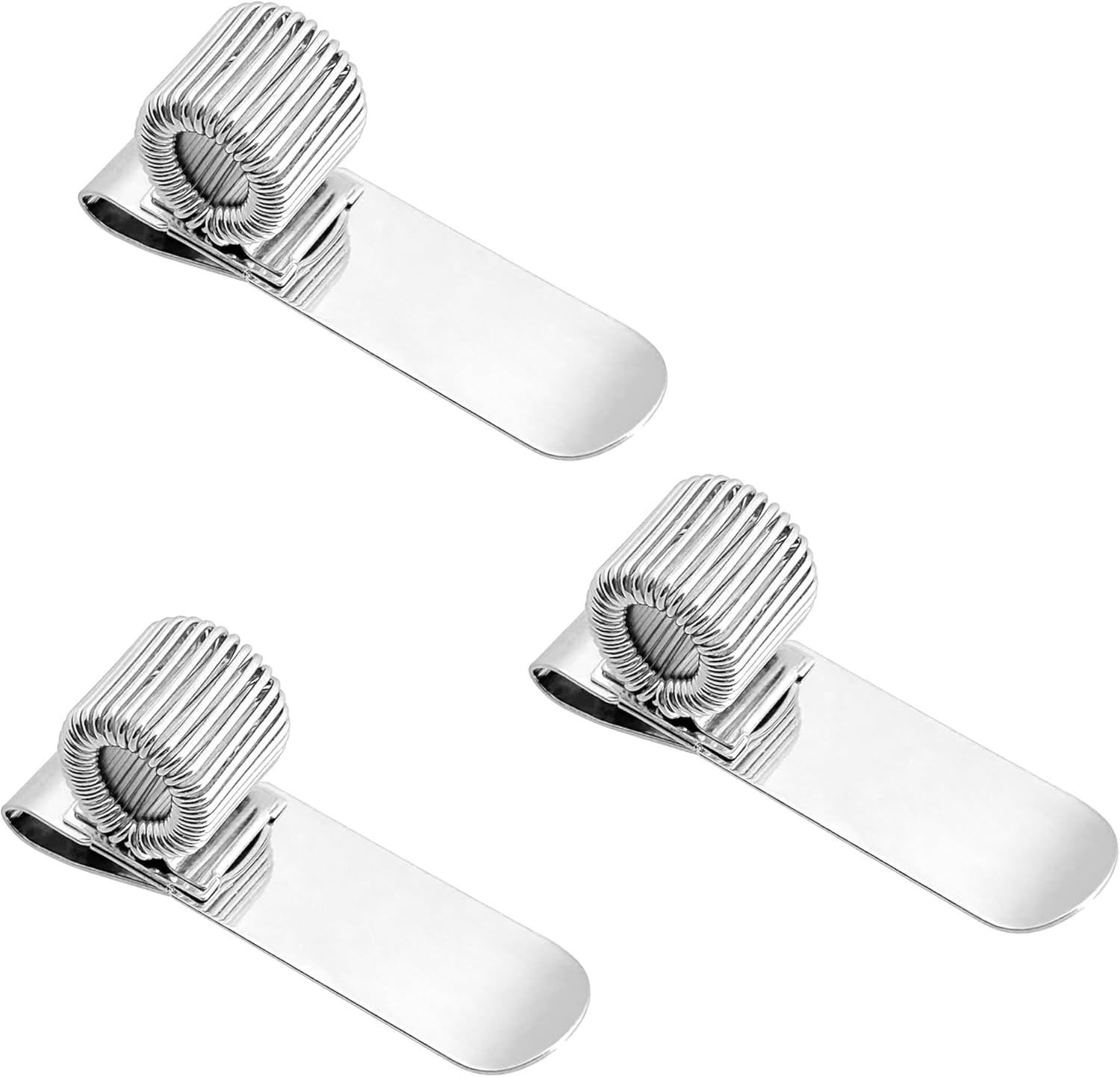 3 PCS Metal Pen Holder Adjustable Single Spring Loop Pen Holder with ...