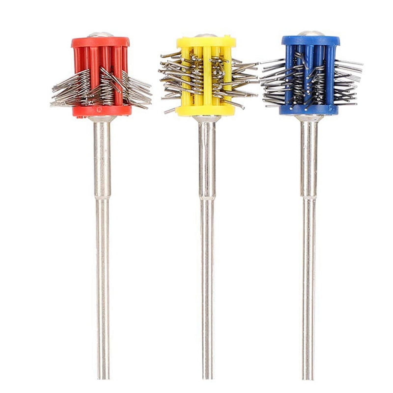 3 PCS Metal Texturing and Polishing Brush Set, Cleaning Wire Brush Tool ...