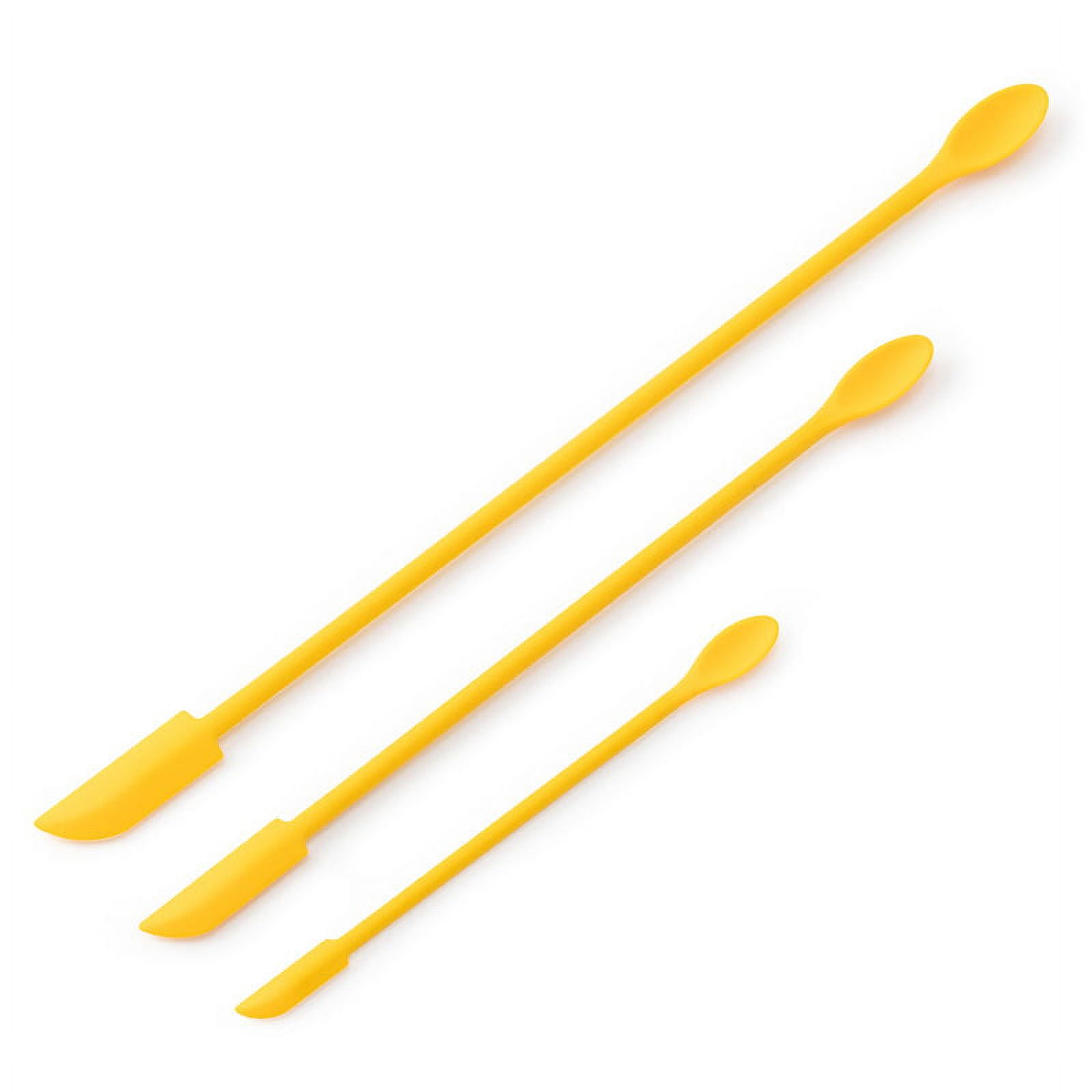 3 PCS Mini Spatula Silicone, Jar Spatula Last Drop Small Spatulas ...