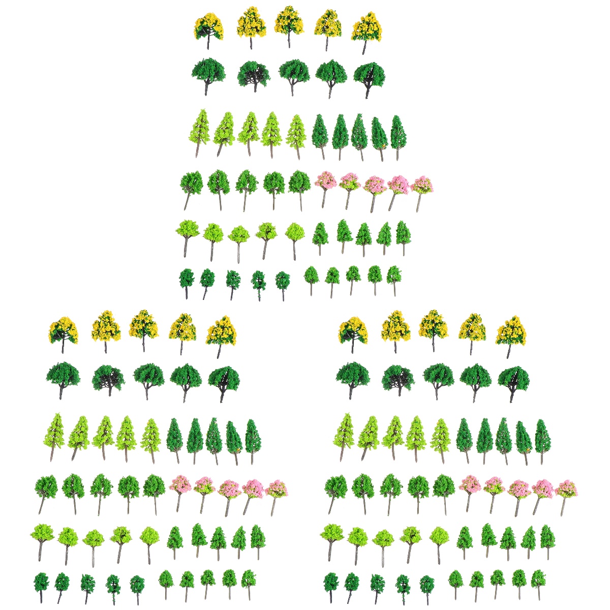 Hytrove Fake Trees Plastic Tree Shape For Landscape Decoration In Scale ...