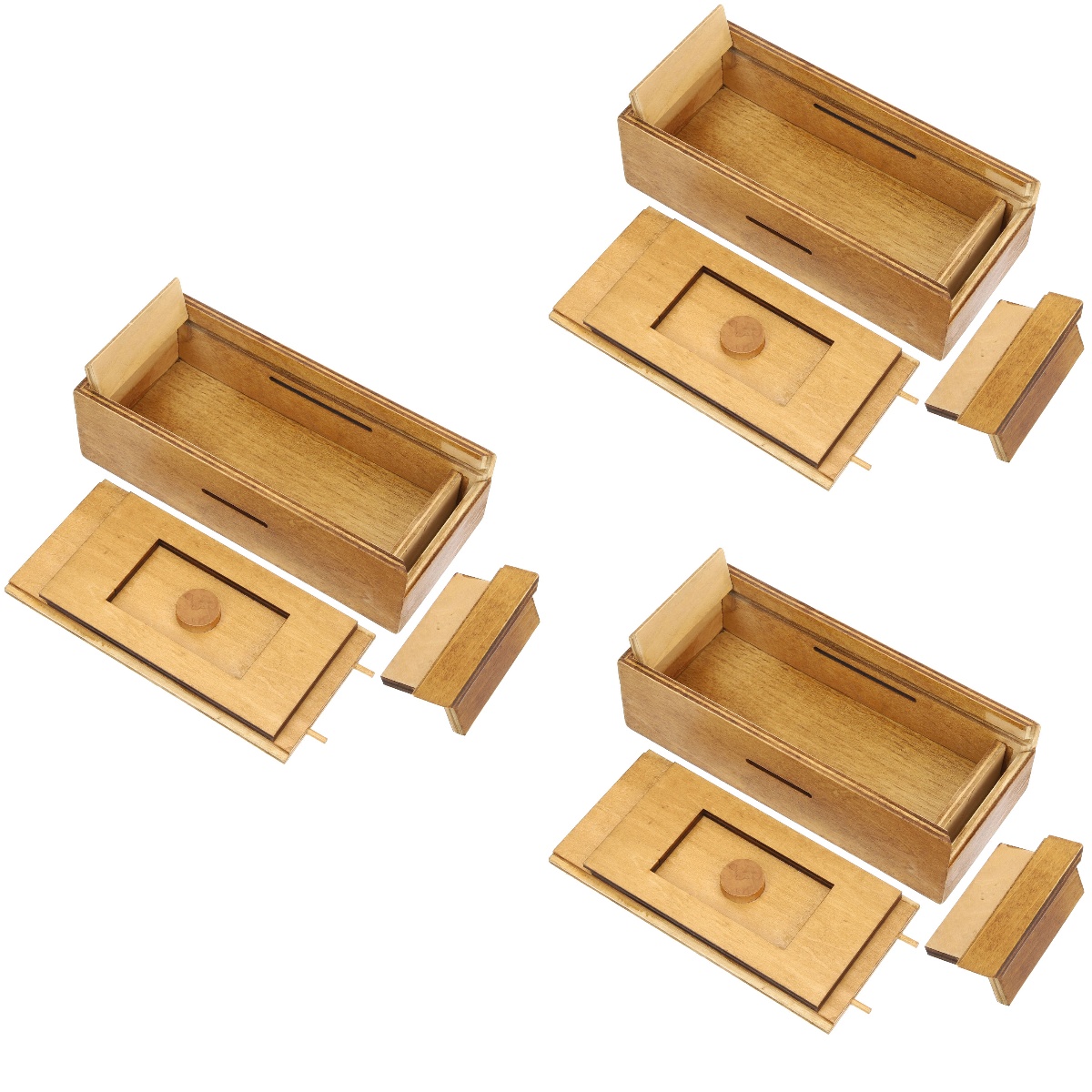 3 PCS Money Gift Boxes Trick Puzzle Toy Birthday for Kids - Walmart.com