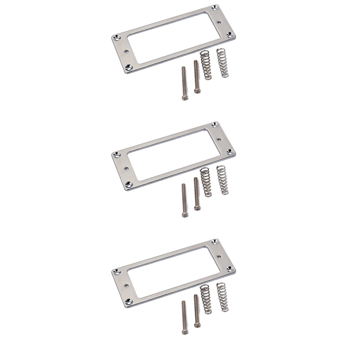 3 PCS Mono Panel Mount Socket Flat Base Pickup Frame Guitar - Walmart.com