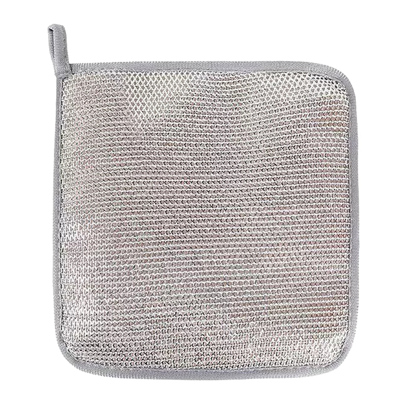 3 PCS Multipurpose Wire Dishwashing Rag, Metal Cleaning Cloth for Wet ...