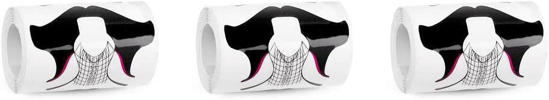 3 PCS Nail Extension Stickers Holders Manicure Form Builders Stencil ...