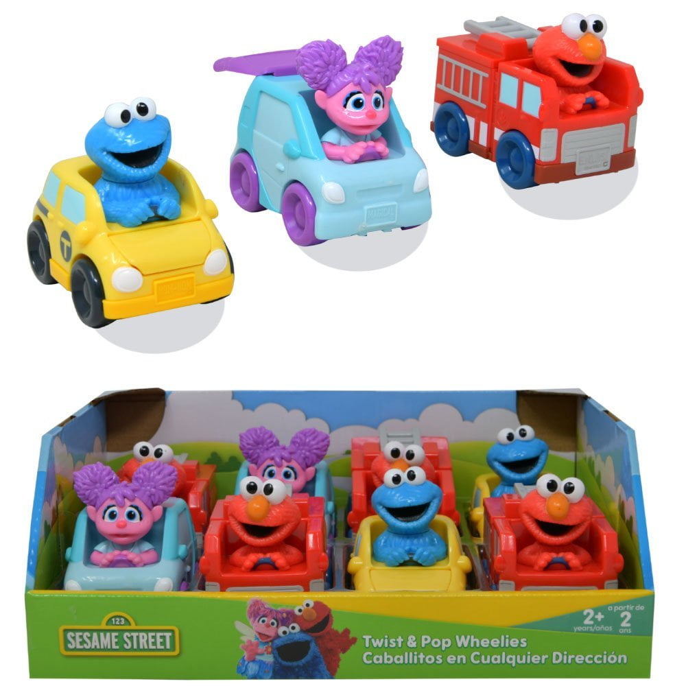 3 PCS ONLY Sesame Street Twist & Pop Wheelies with hangtag in PDQ, 3 ...