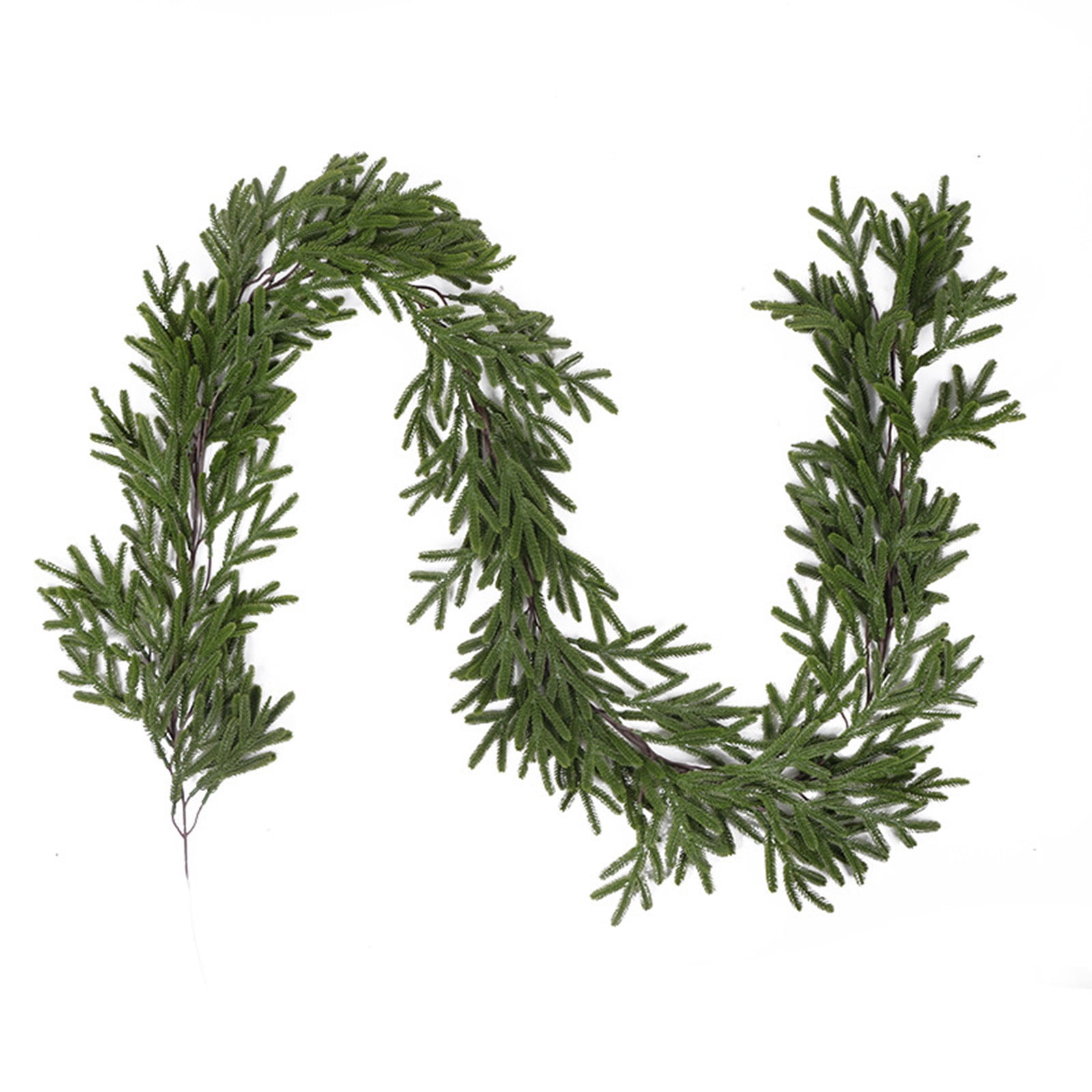 3 PCS Of Simulation Green Needle Rattan 2 Meters Encrypted Plastic ...