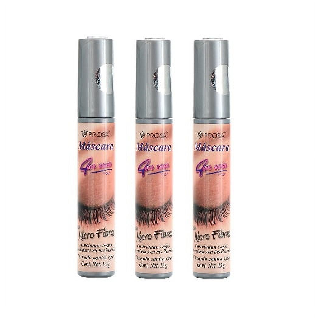 PROSA Cosmetics - 3 PCS 4 in 1 Mascara with Micro Fibers, 13g - Beauty ...