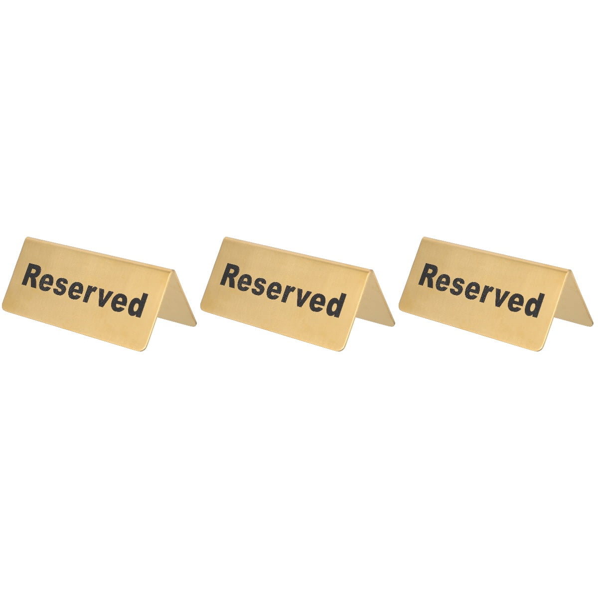 3 PCS Party Supply Reserved Signs Chart Labels Plate Banquet - Walmart.com